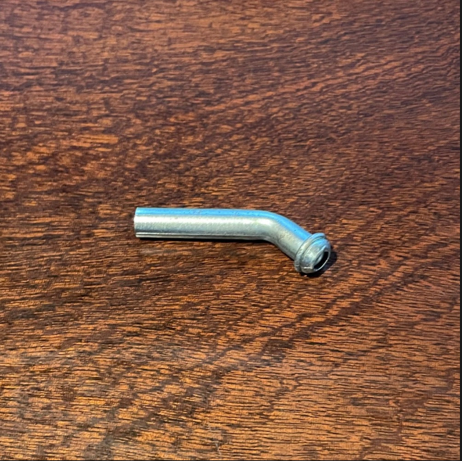 45 degree Obtuse UK Style Gas Fuel Line Adapter Stand Pipe | Old's Cool ...