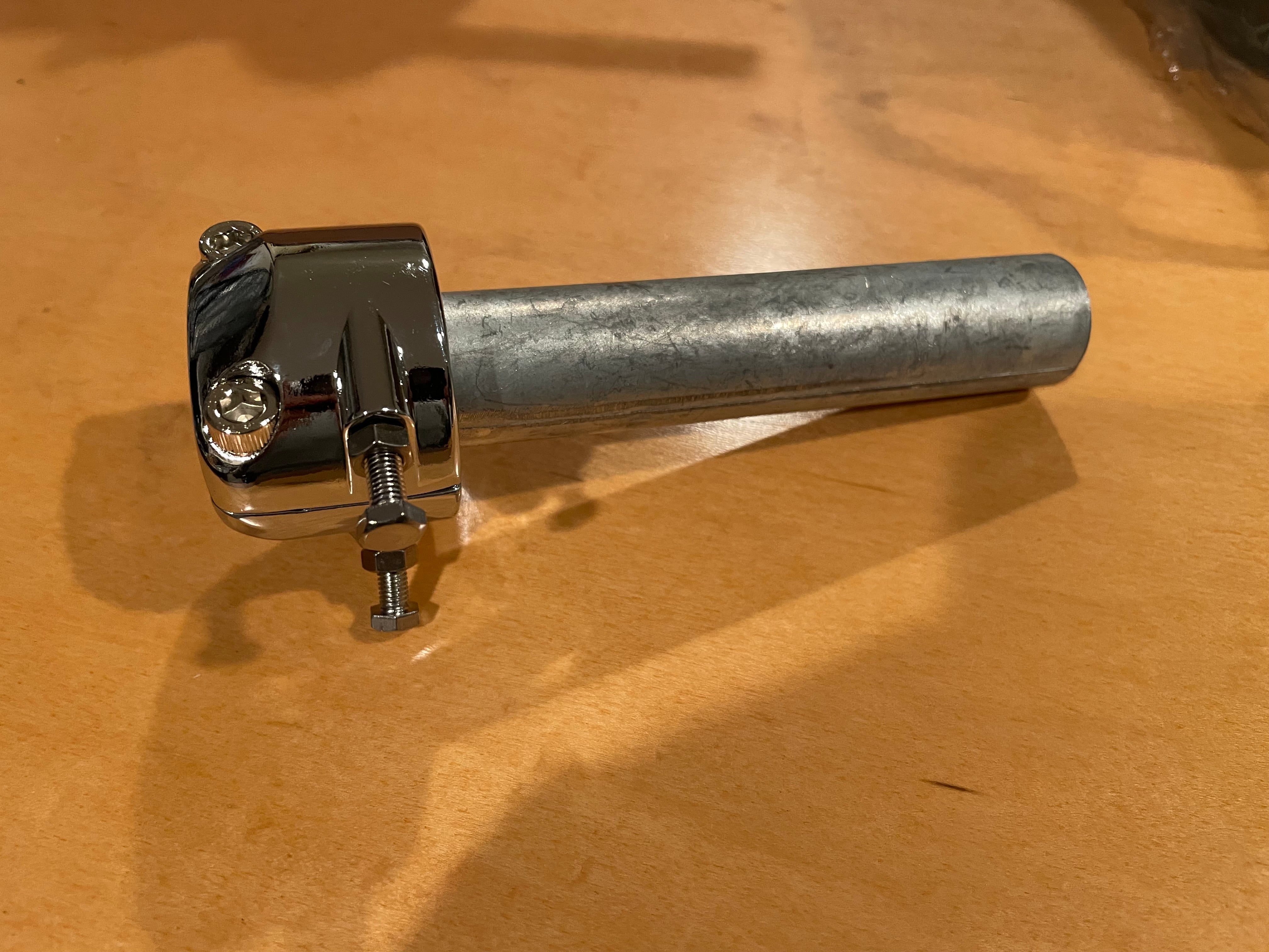 7/8 inch Black jackhammer anderson style dual cable throttle assembly ...