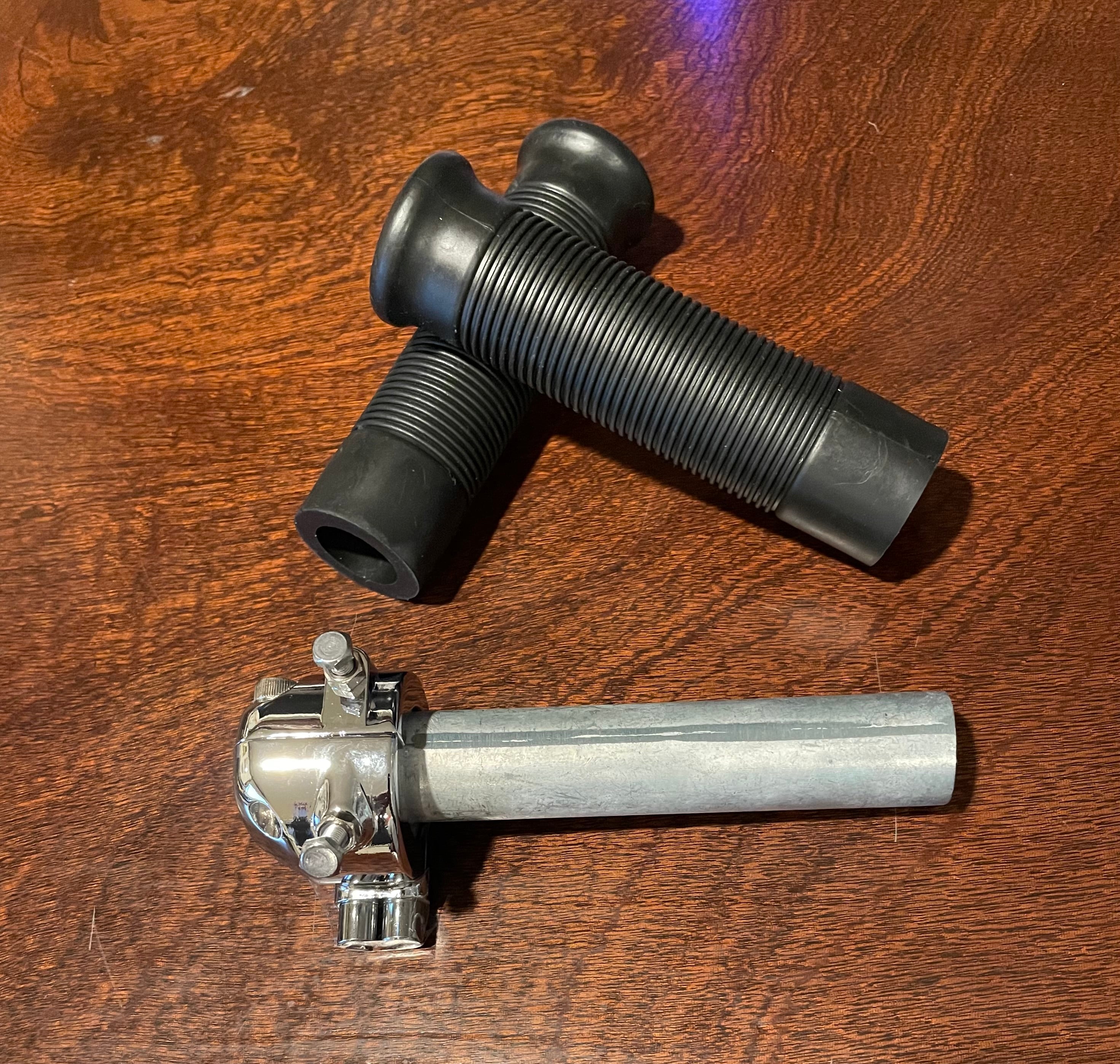 7/8 inch Black jackhammer anderson style dual cable throttle assembly ...
