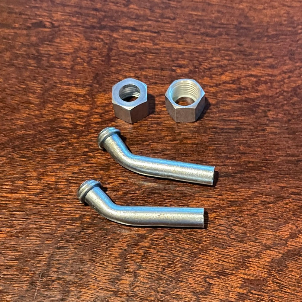 45 degree Obtuse UK Style Gas Fuel Line Adapter Stand Pipe | Old's Cool ...
